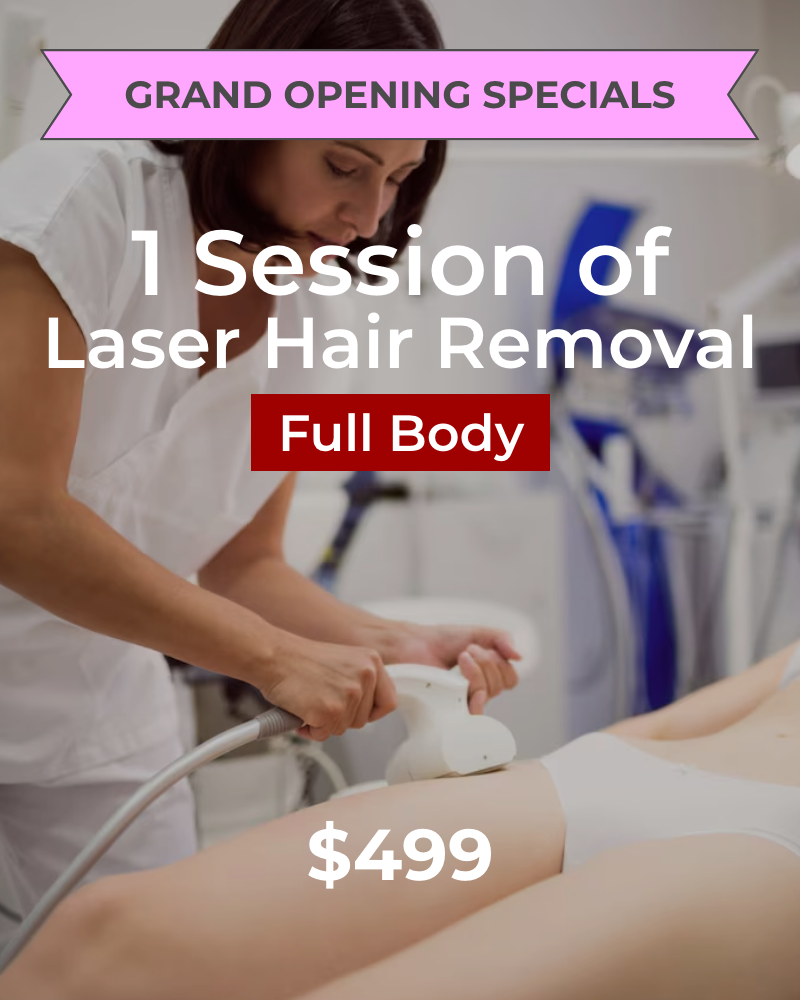 One (1) Laser Hair Removal Session for Full Body – TMS Online Store